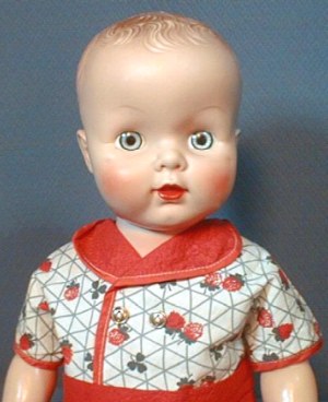 Prilly Charmin.com, History of Baby Dollikin by Uneeda